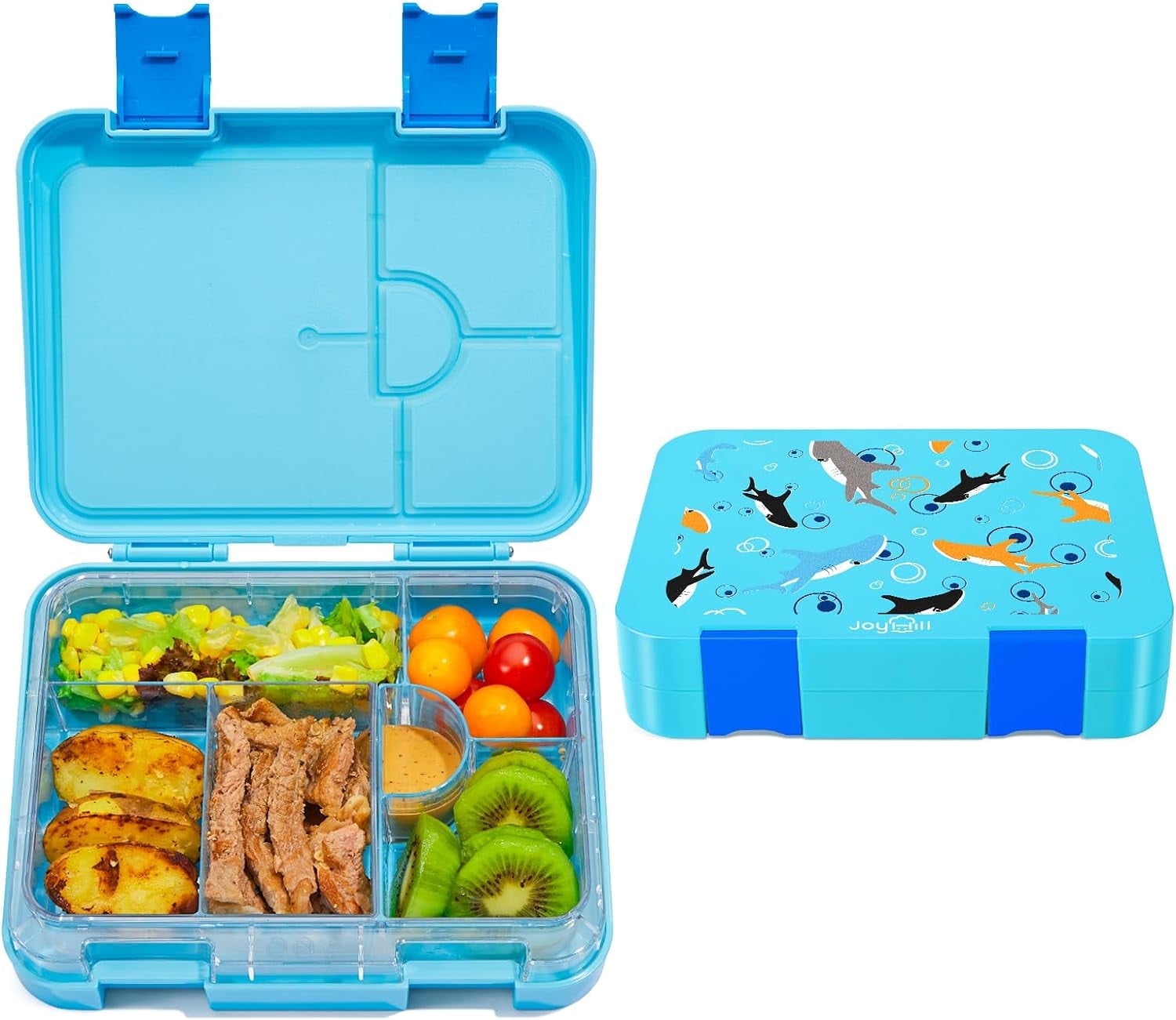JOYHILL Leak-Proof Bento Box, 1050ML Lunch Box with 6 Compartments, BPA ...