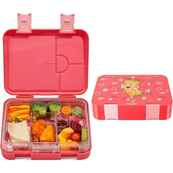 JOYHILL Leak-Proof Bento Box, 1050ML Lunch Box with 6 Compartments, BPA ...