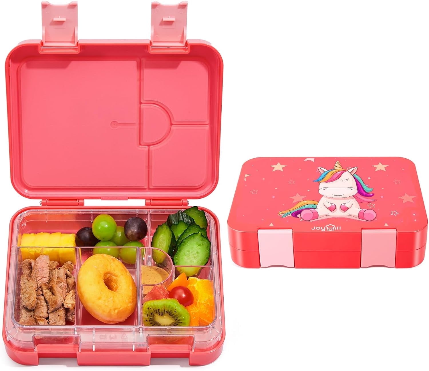 JOYHILL Leak-Proof Bento Box, 1050ML Lunch Box with 6 Compartments, BPA ...
