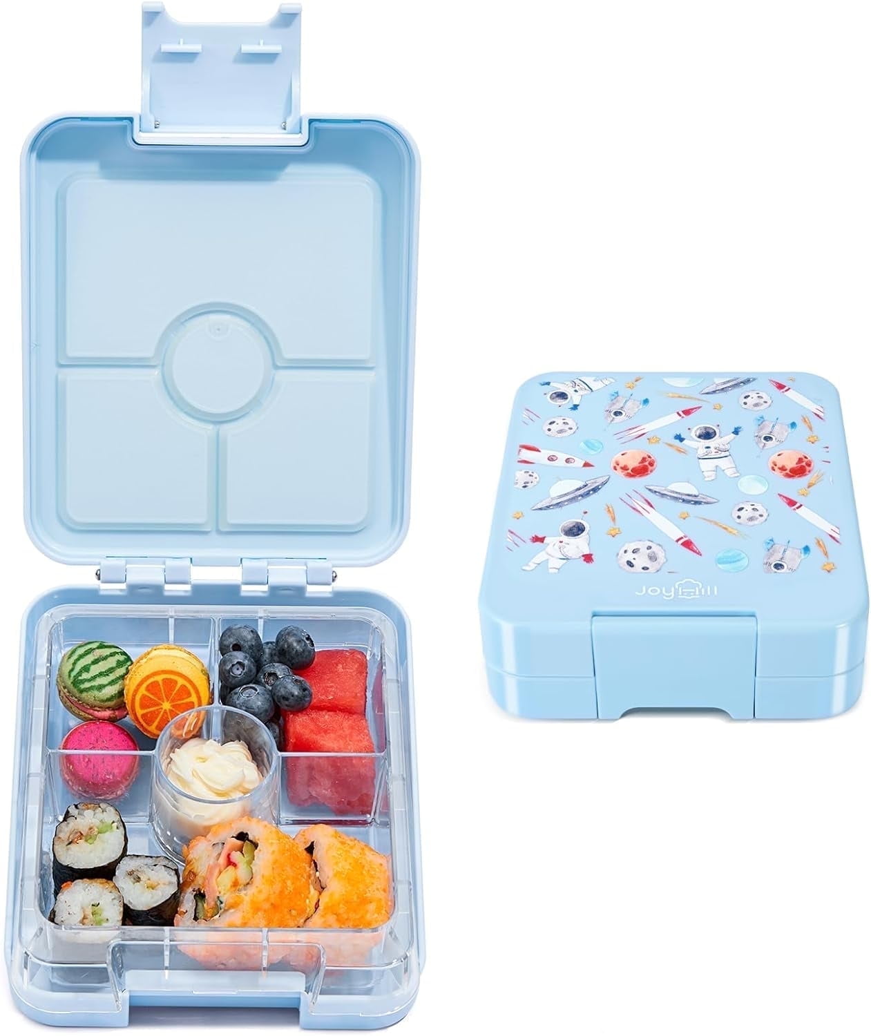 JOYHILL Leak-Proof Bento Box, 750ML Lunch Box with 4 Compartments, BPA ...