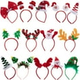 JOYIN Assorted 14 Christmas Headbands Pack, Santa Holiday Designs, One ...