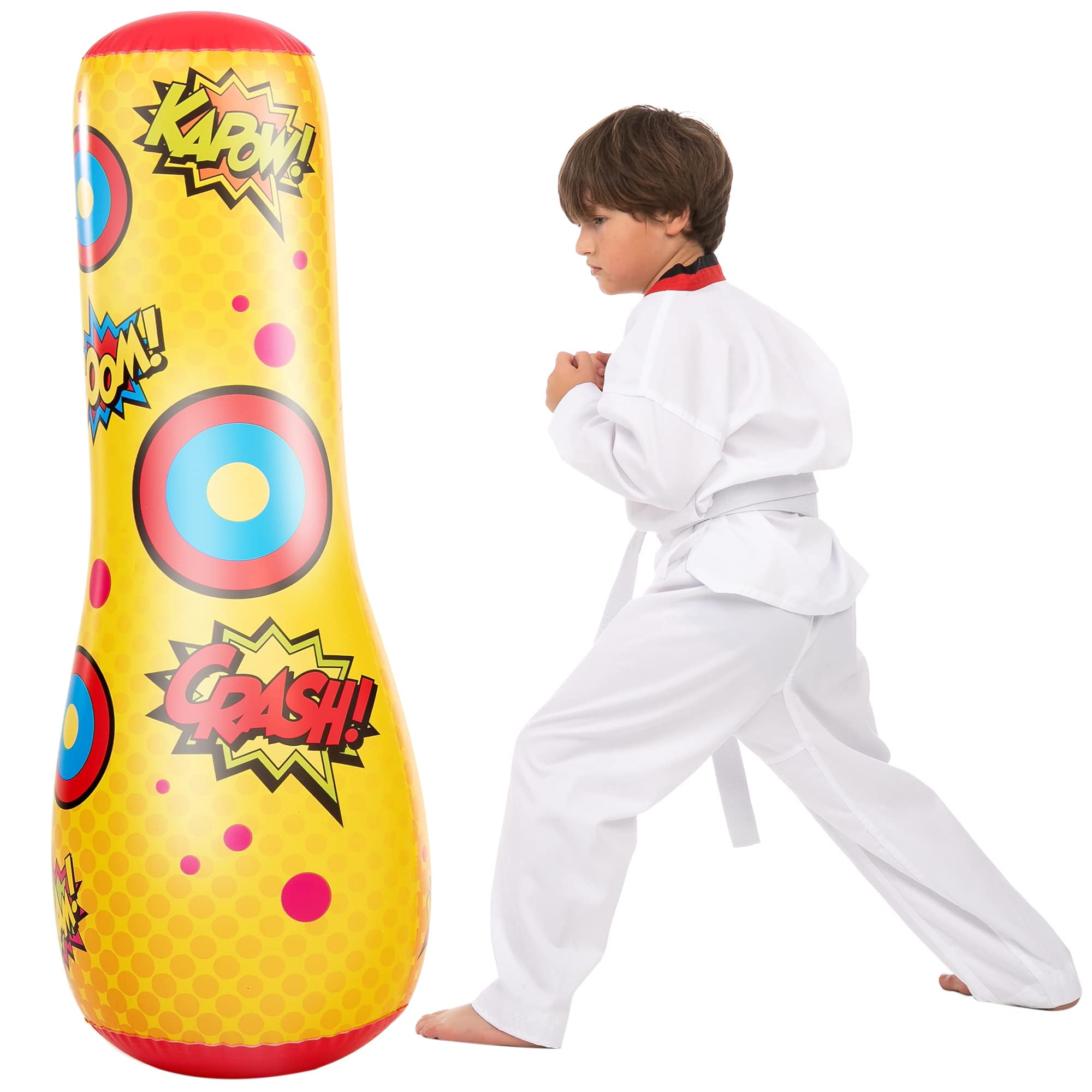Brandclub - JOYIN Inflatable Bopper, 47 Inches Kids Punching Bag with ...