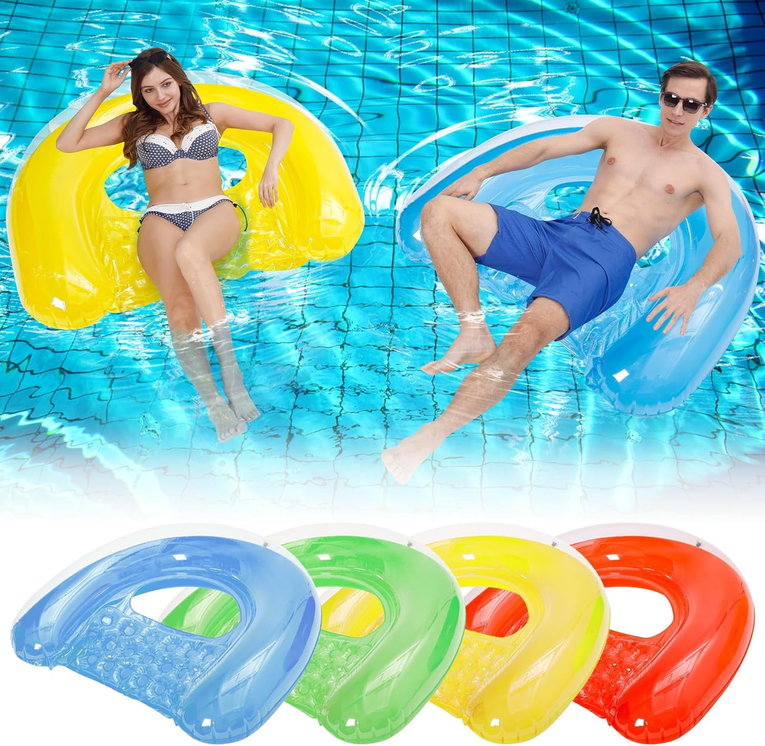 JOYIN Inflatable Peacock Pool Float - Giant Peacock Fun Beach Floaties ...