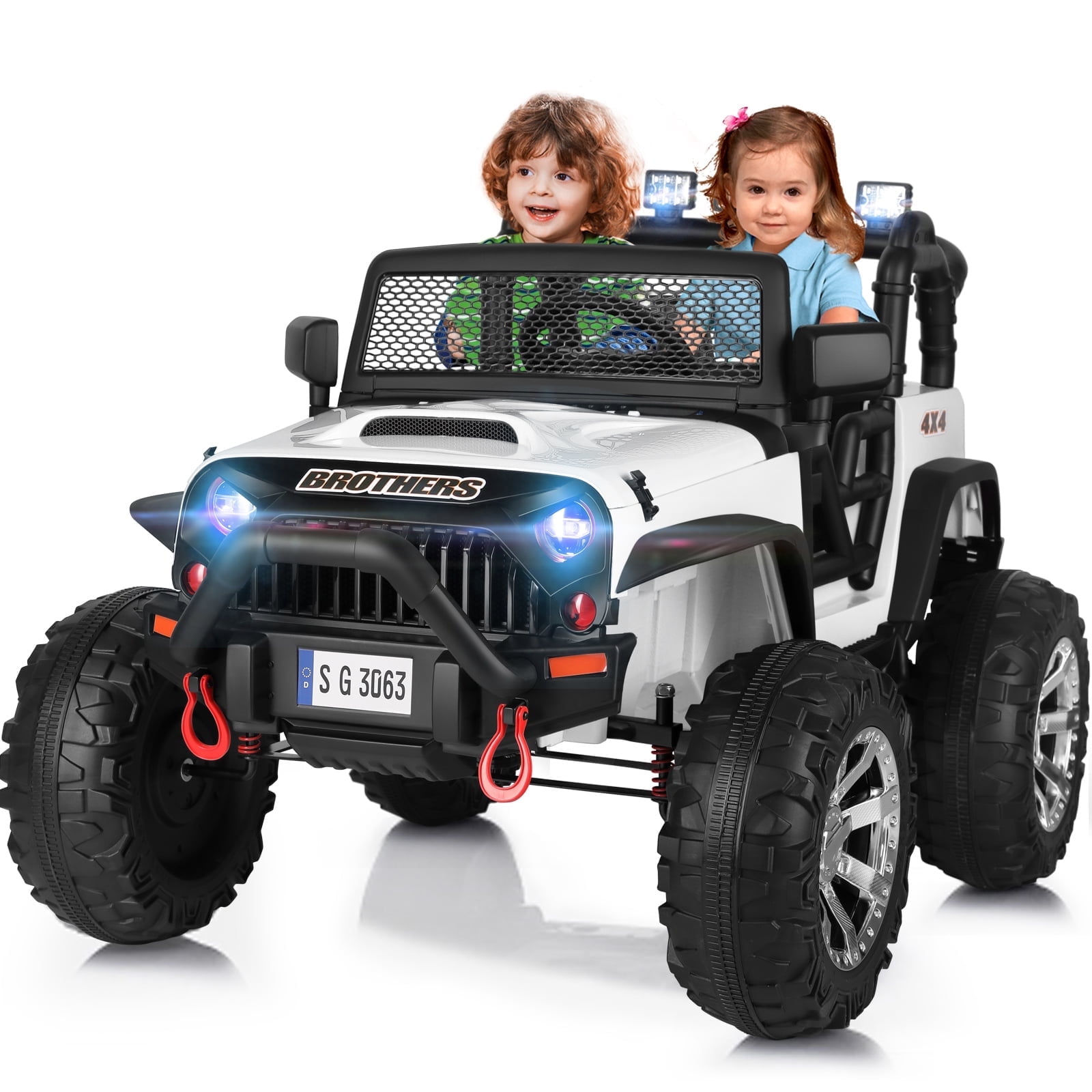 JOYLDIAS 12V9A Kids Ride On Truck Electric Car with Remote Control ...