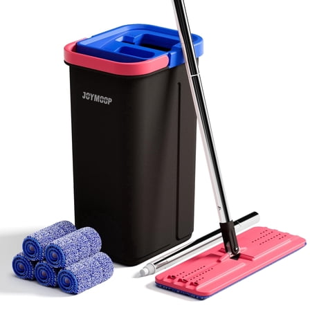 SUPERFIVE GCP024 RED ROTOMOP WET MOP KIT MICROFIBER - Walmart.com