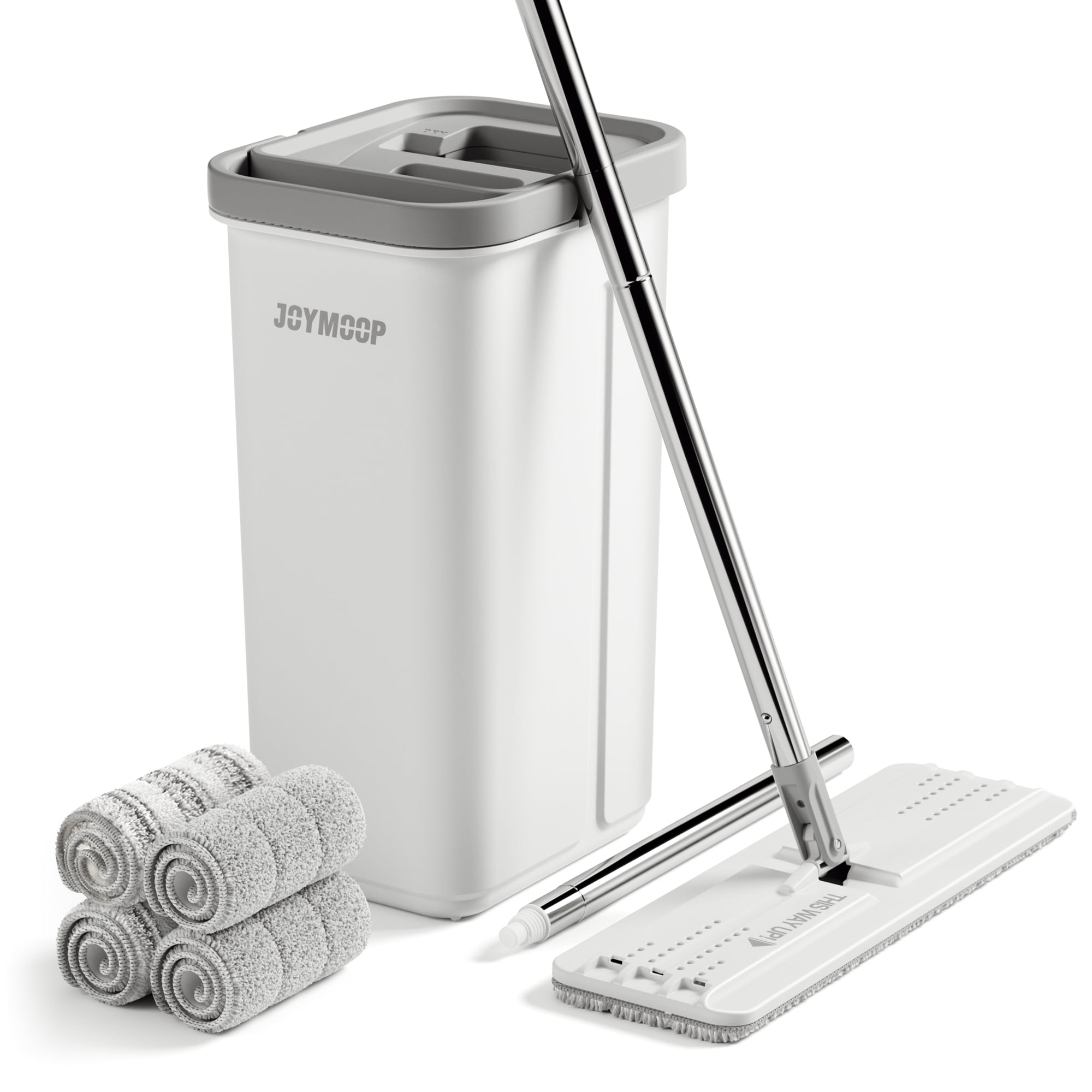 JOYMOOP Mop and Bucket with Wringer Set, Wall Mop Cleaning Bucket with ...