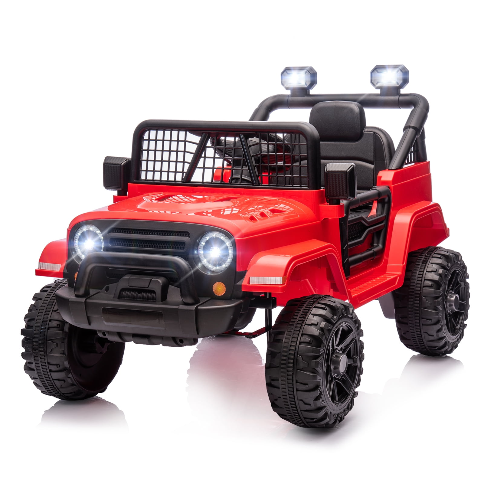 JOYMOR 12V Kids Ride on Truck with Remote Control, 4 Wheels Battery ...