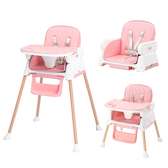 JOYMOR 5 in 1 High Chair for Babies and Toddlers, Portable Highchair ...