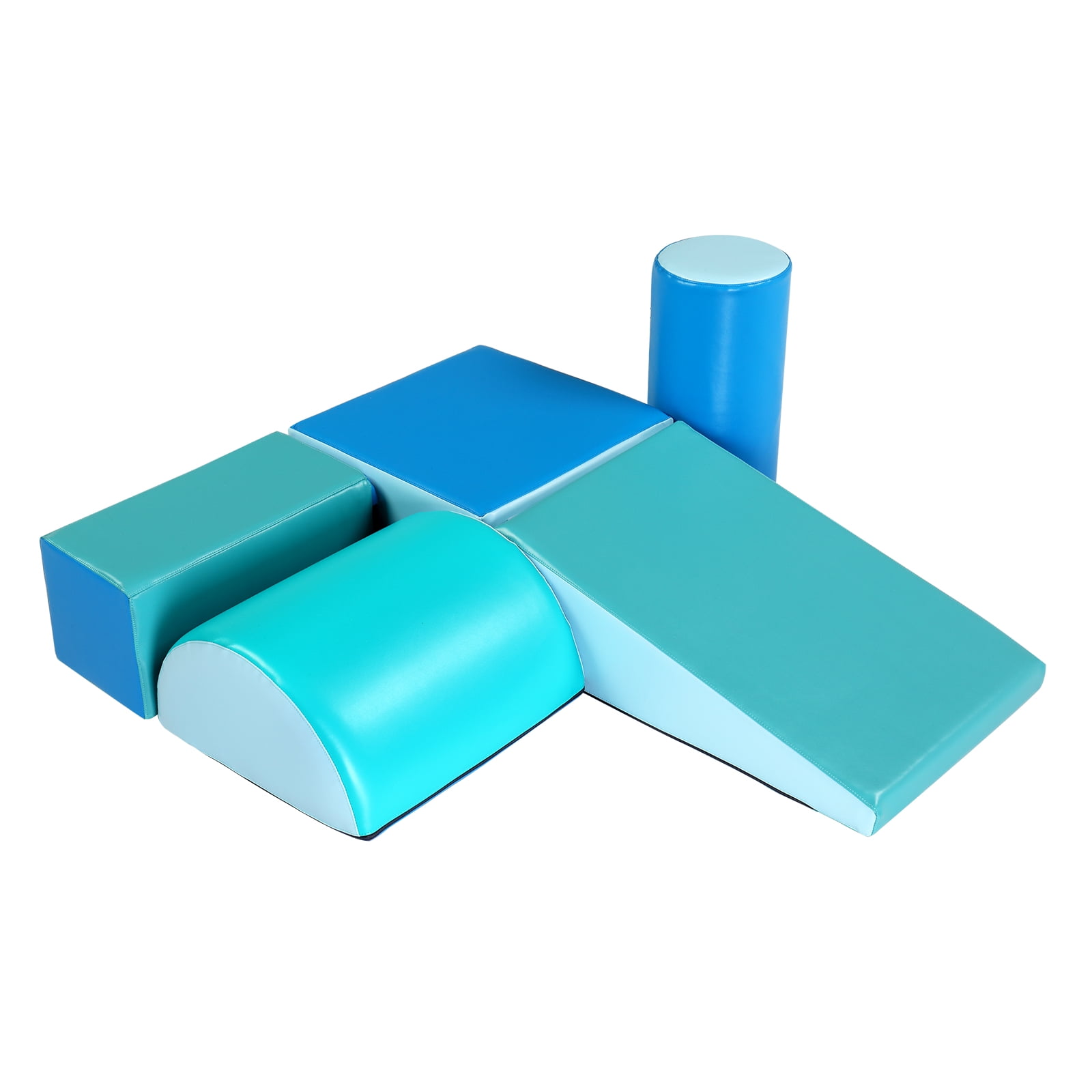 JOYMOR Soft Foam Climber 5-Piece Sets Crawl and Climb Foam with Slide ...