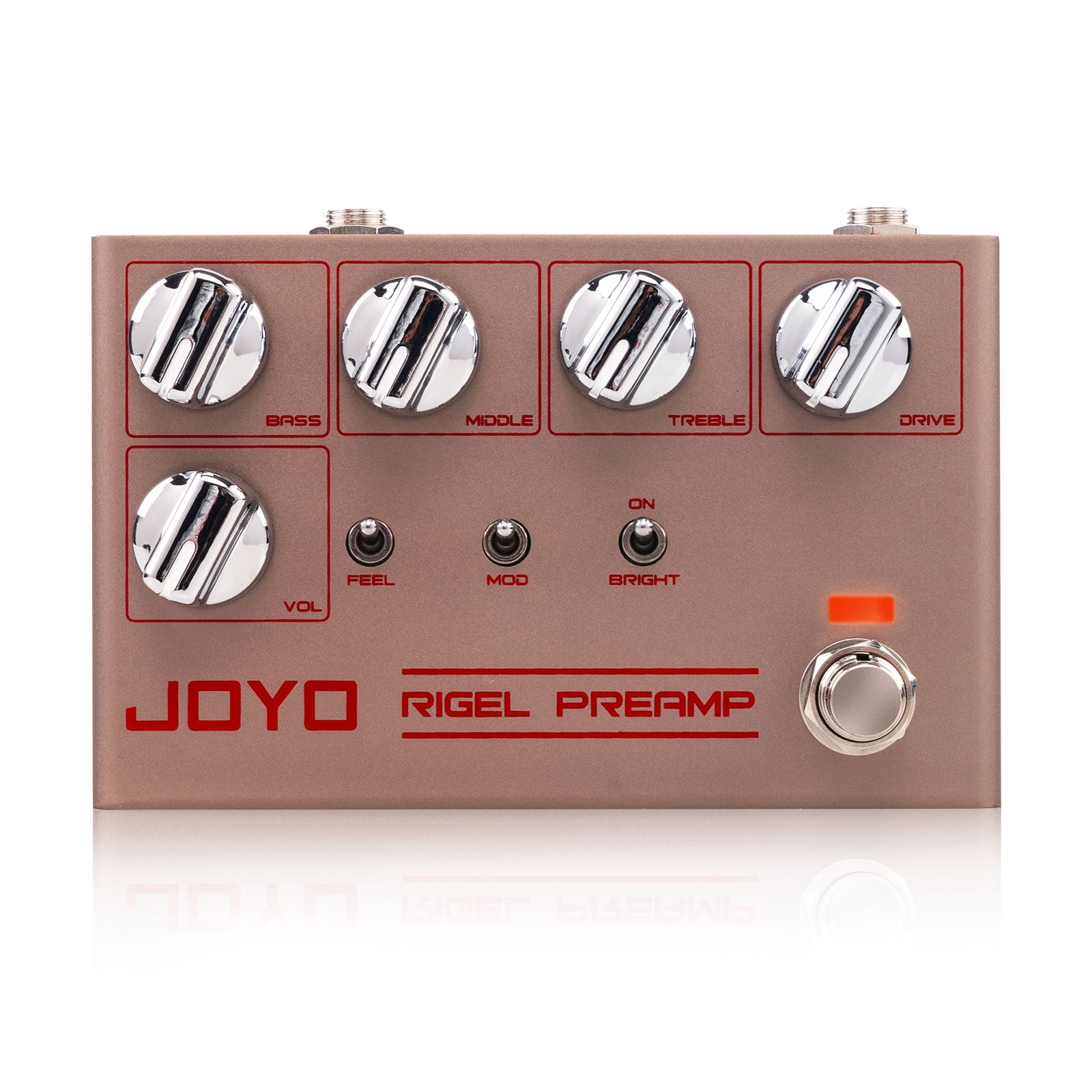 JOYO R-24 High Gain Overdrive Guitar Pedal Amplifier Simulation 3-Band ...
