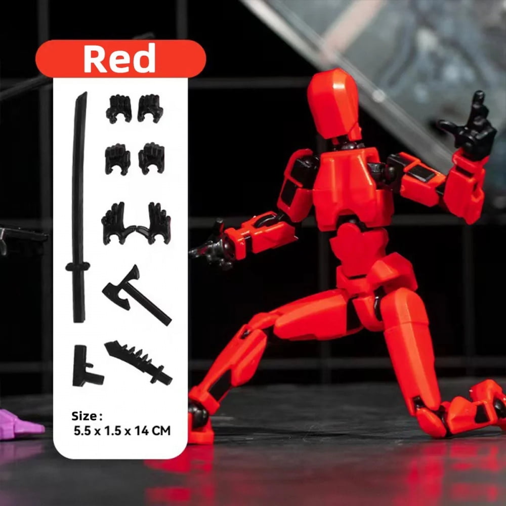 JOYORA DIY Luminous T13 Multi Joint Movable Deformation Robot 3D ...