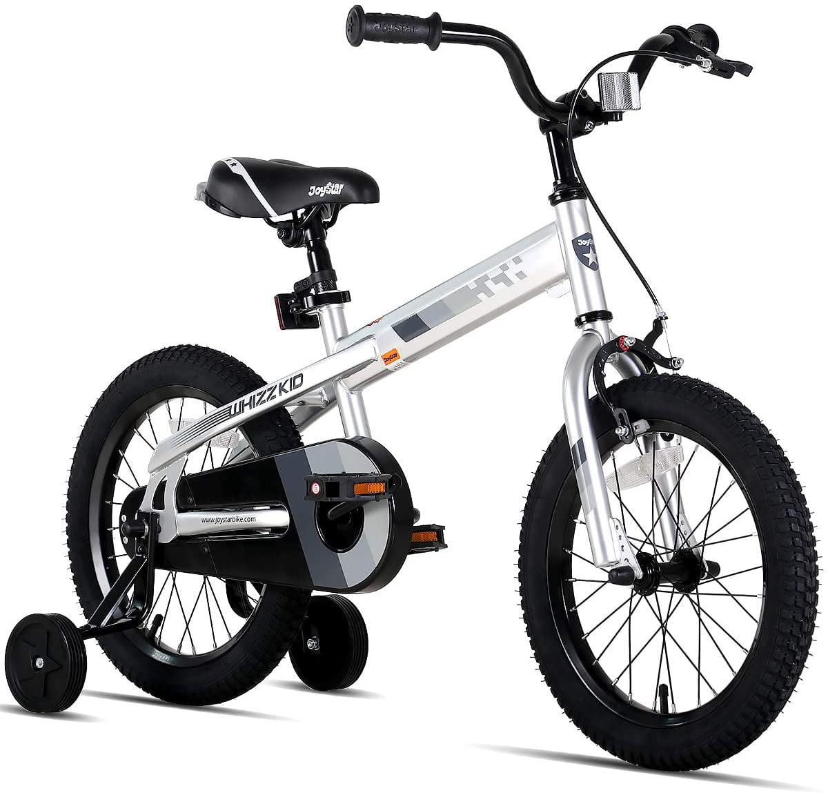 JOYSTAR 16 Inch Kids Bike with Training Wheels & Handbrake for Ages 4-7 ...