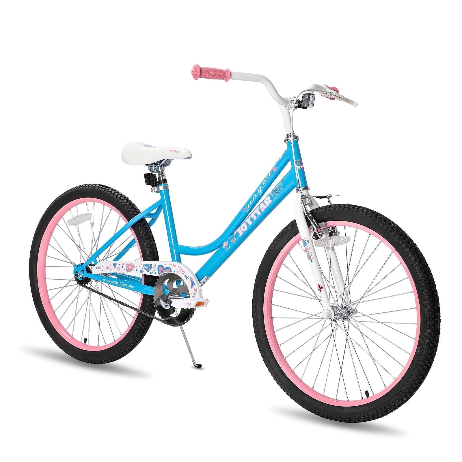 JOYSTAR 24 inch Girls Bike for 8-12 Years Old, Kids Bike with Handbrake ...