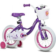 Maggie Glerc Kids' Training Wheels Bike - Pink, 14 Inch Bicycle for ...