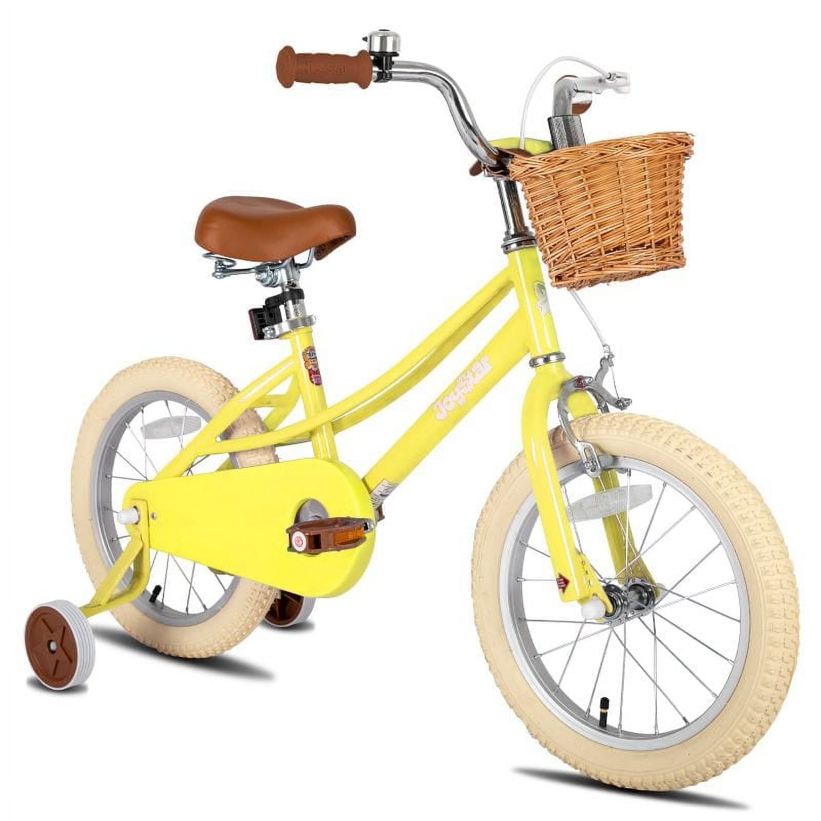 JOYSTAR Little Daisy 14 Inch Kids Bike for 3 4 5 Years Girls with ...
