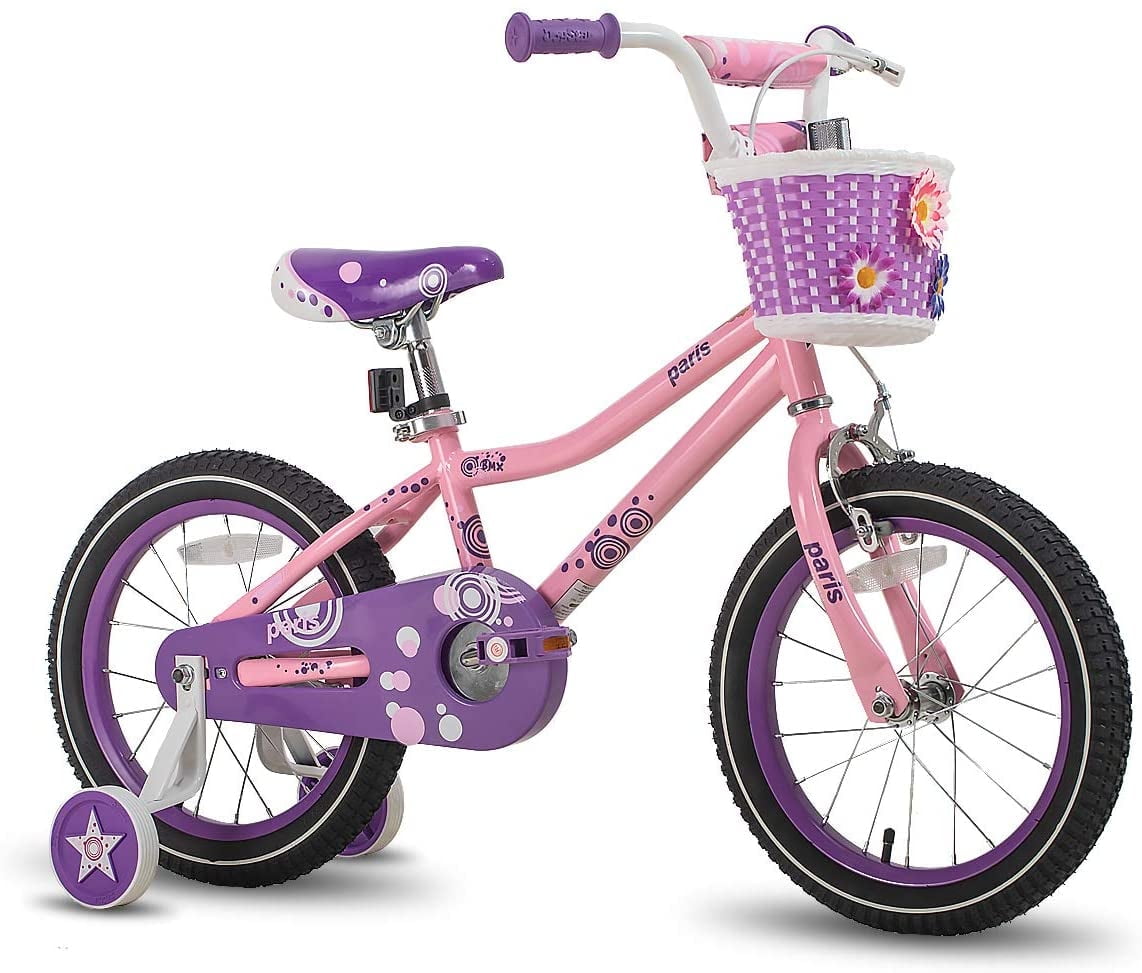 Walmart Black Friday Deals 2025 - JOYSTAR Paris Girls Bike, 14 Inch Kids Bike with Training ...