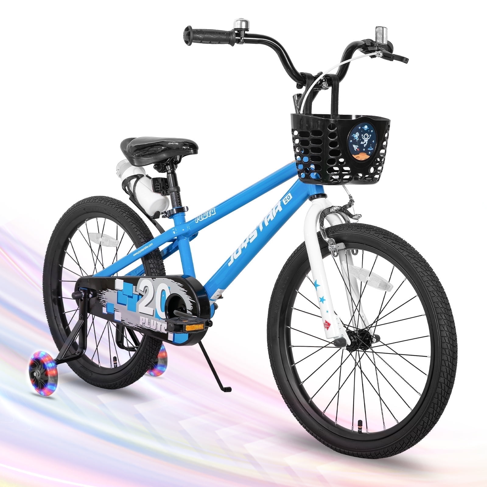 JOYSTAR Pluto Kids Bike with Training Wheels for 12 14 16 18 inch Bike ...