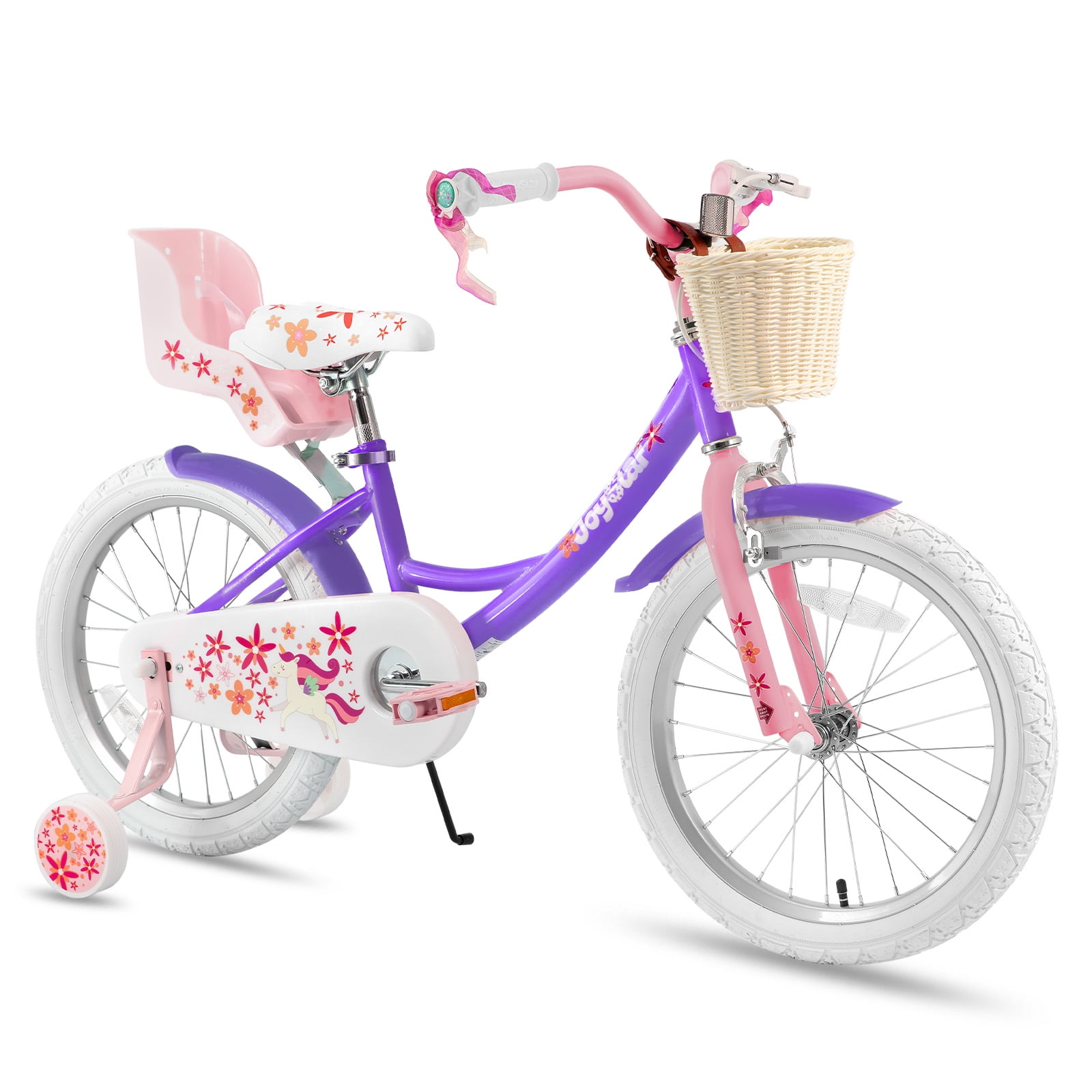JOYSTAR Unicorn 18inch Girls Bike,PurPle - Walmart.com