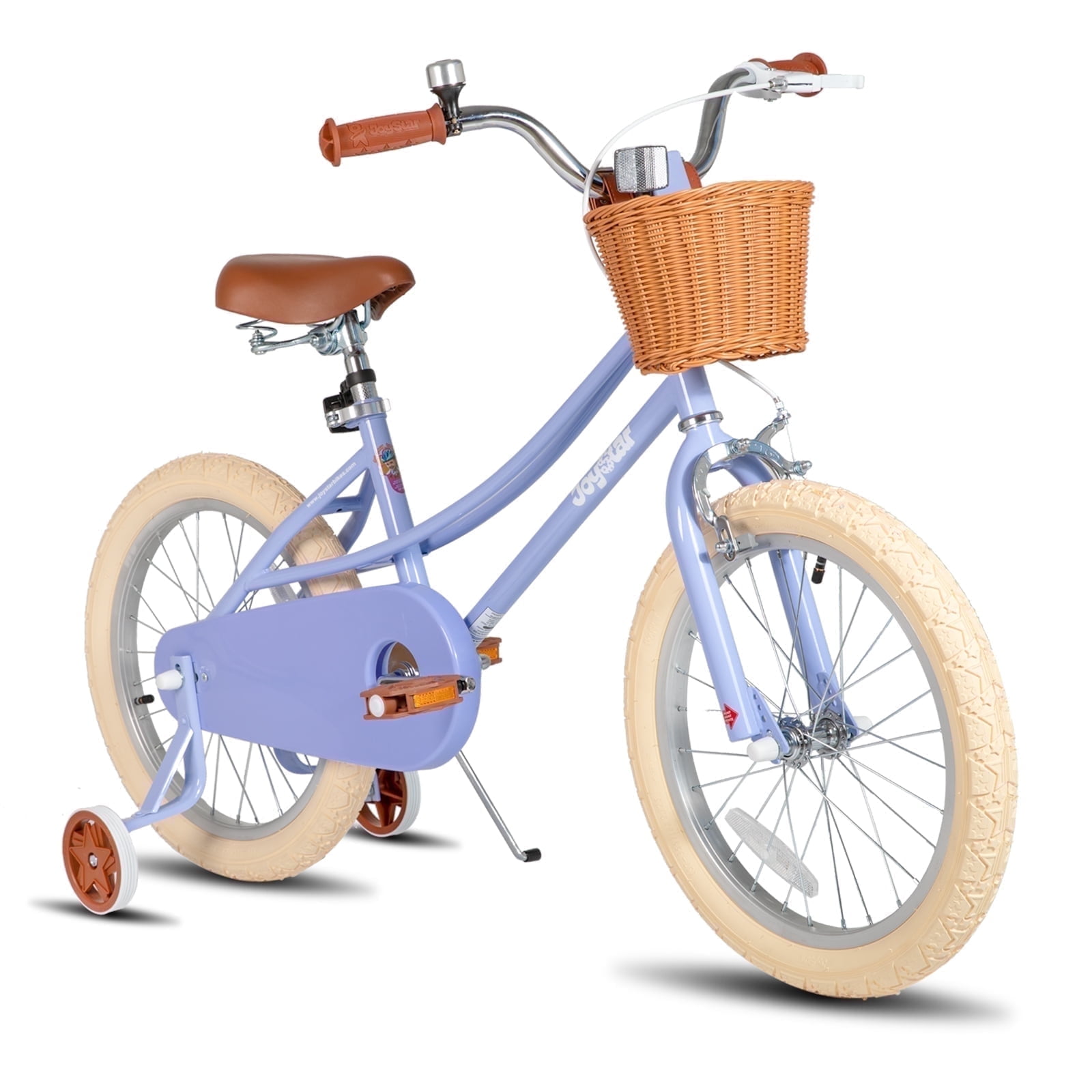 JOYSTAR 18" Girls Bike for 4-7 Years Old Toddlers and Kids, Retro Style ...