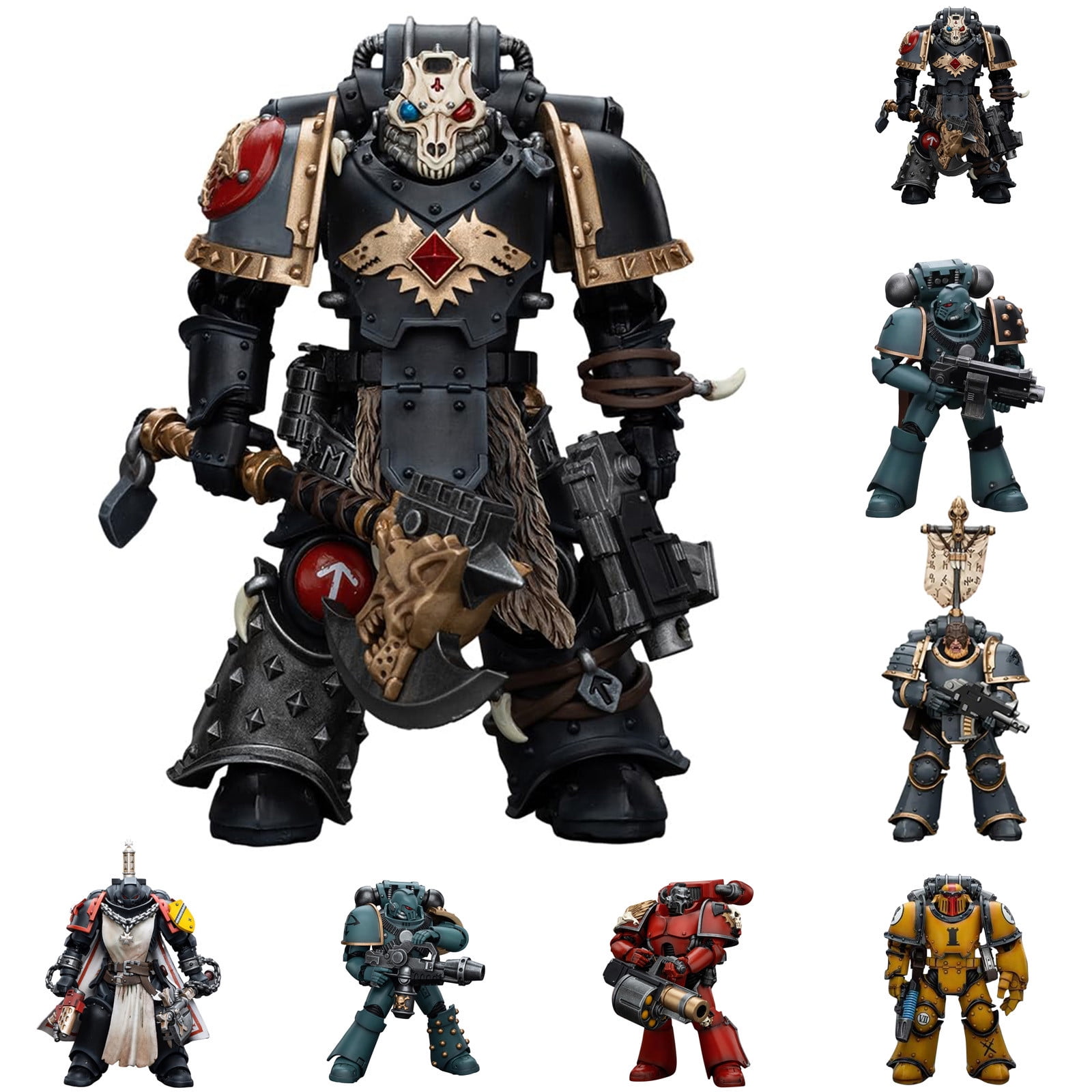 JOYTOY 1/18 Sons of Horus MKVI Tactical Squad Sergeant with Power Sword ...