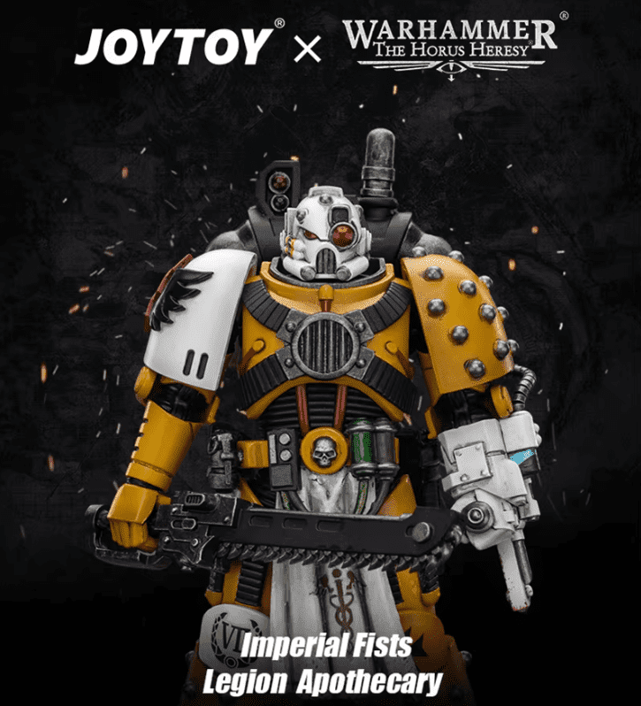 JOYTOY Action Figures Warhammer 40K 4.8inch Imperial Fists Legion ...