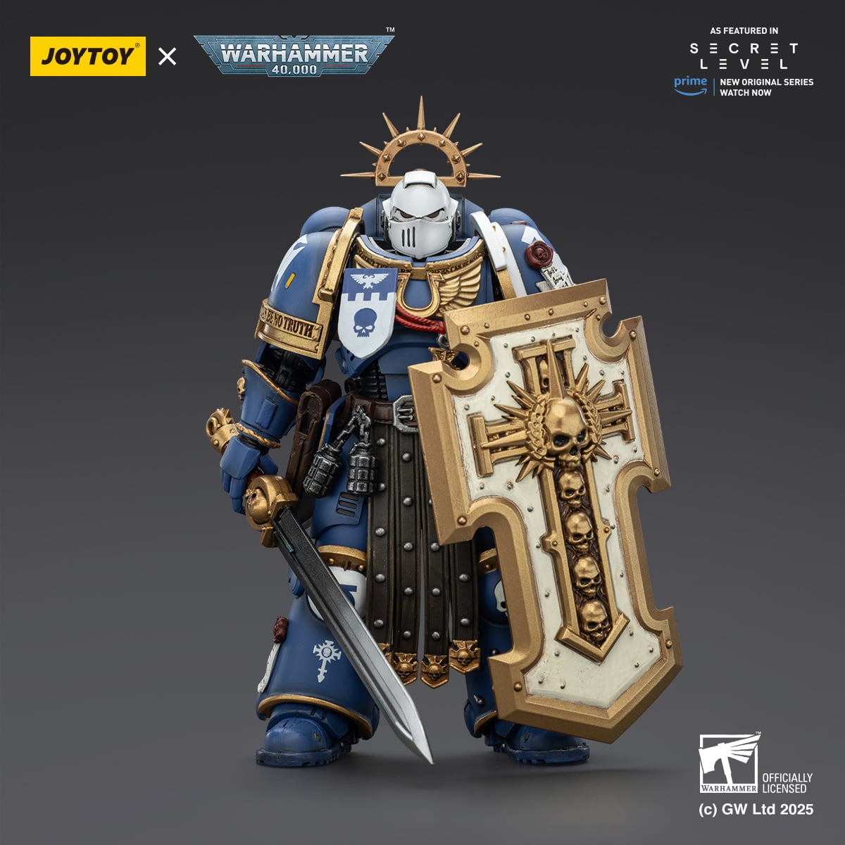 JOYTOY Torvald Warhammer 40K 1/18 Action Figures Ultramarines Torvald ...
