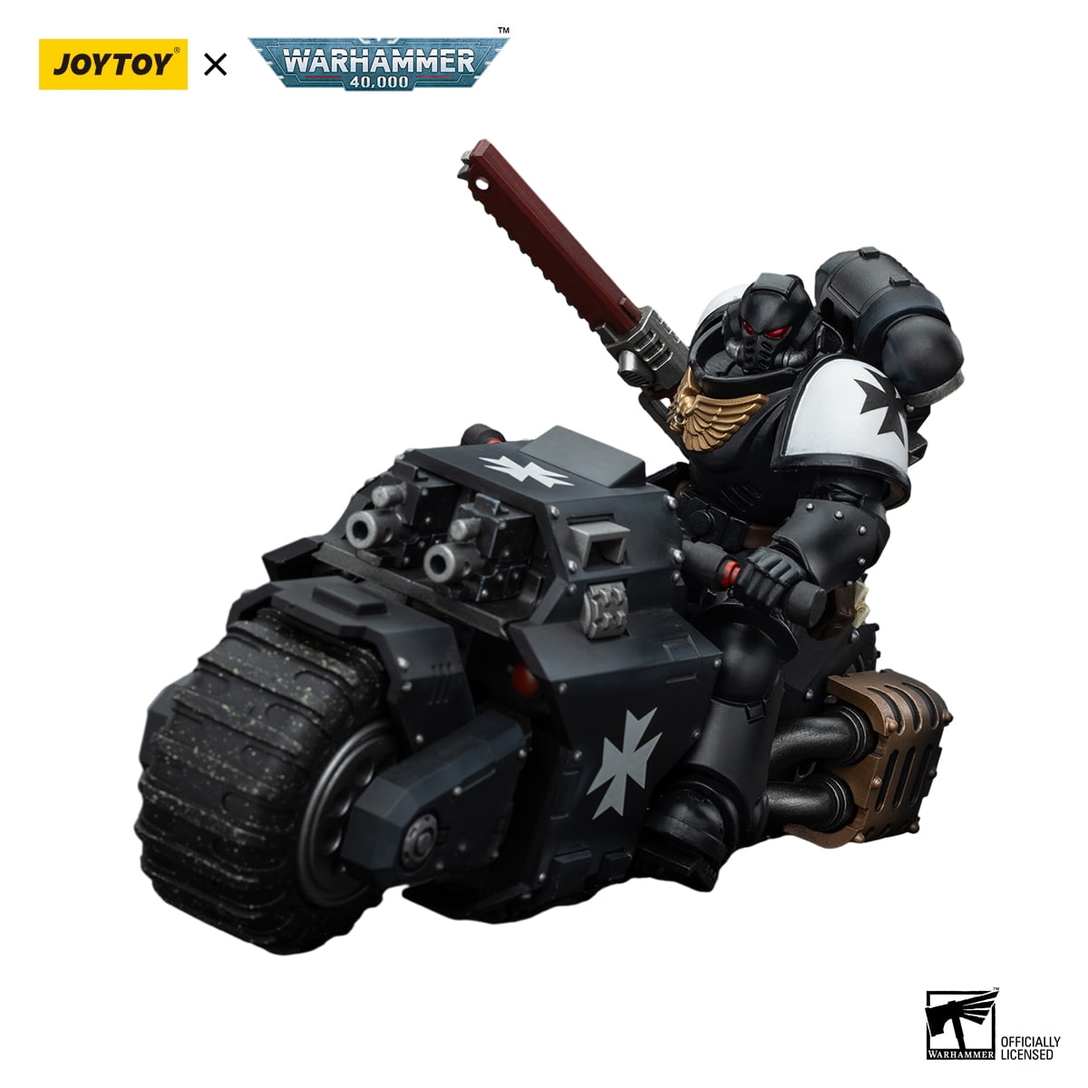 JOYTOY Warhammer 40,000 Space Marines Black Templars Outriders Brother ...