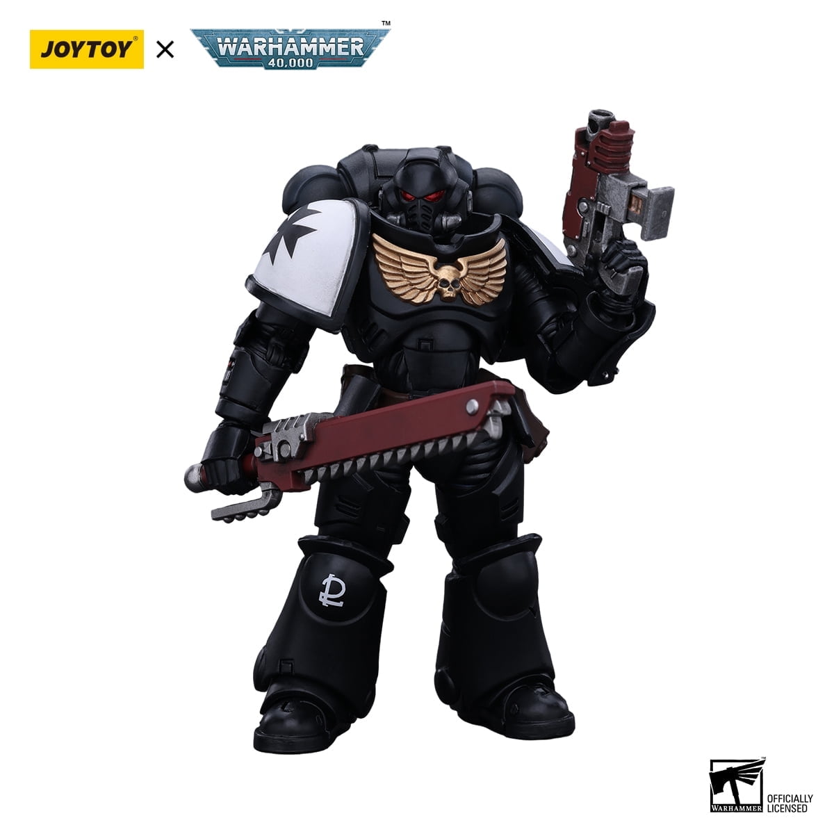JOYTOY Warhammer 40,000 Space Marines Black Templars Outriders Brother ...