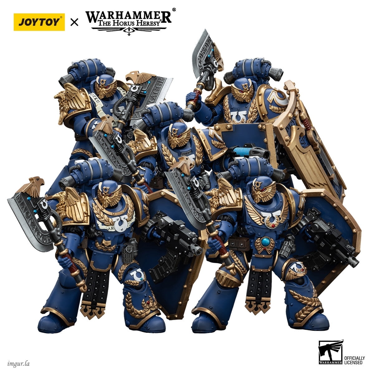 JOYTOY Warhammer 40,000 Ultramarines Invictarus Suzerain Squad 5PCS ...