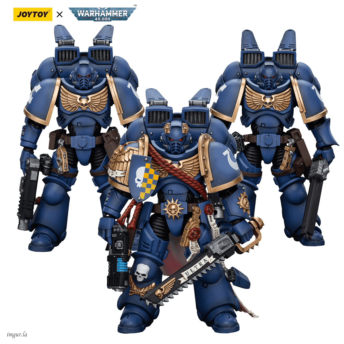 JOYTOY Warhammer 40,000 Ultramarines Jump Pack Intercessors 3PCS ...