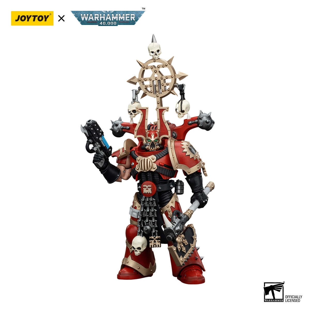 JOYTOY Warhammer 40,000 World Eaters Khorne Berzerker with Berzerker ...