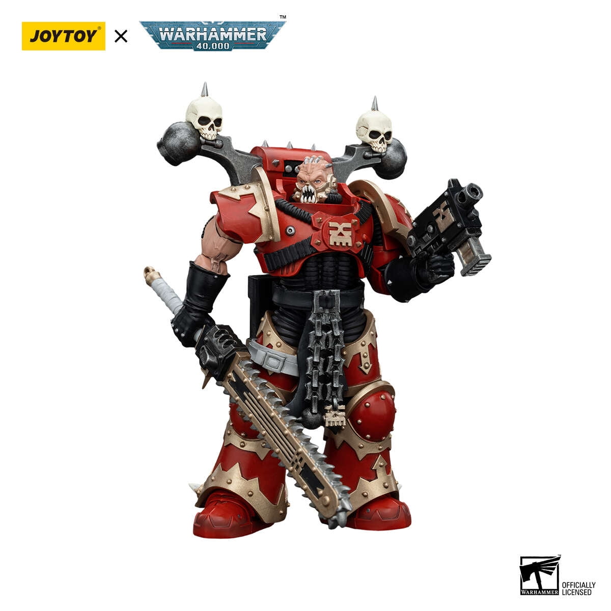 JOYTOY Warhammer 40,000 World Eaters Khorne Berzerker with Eviscerator ...