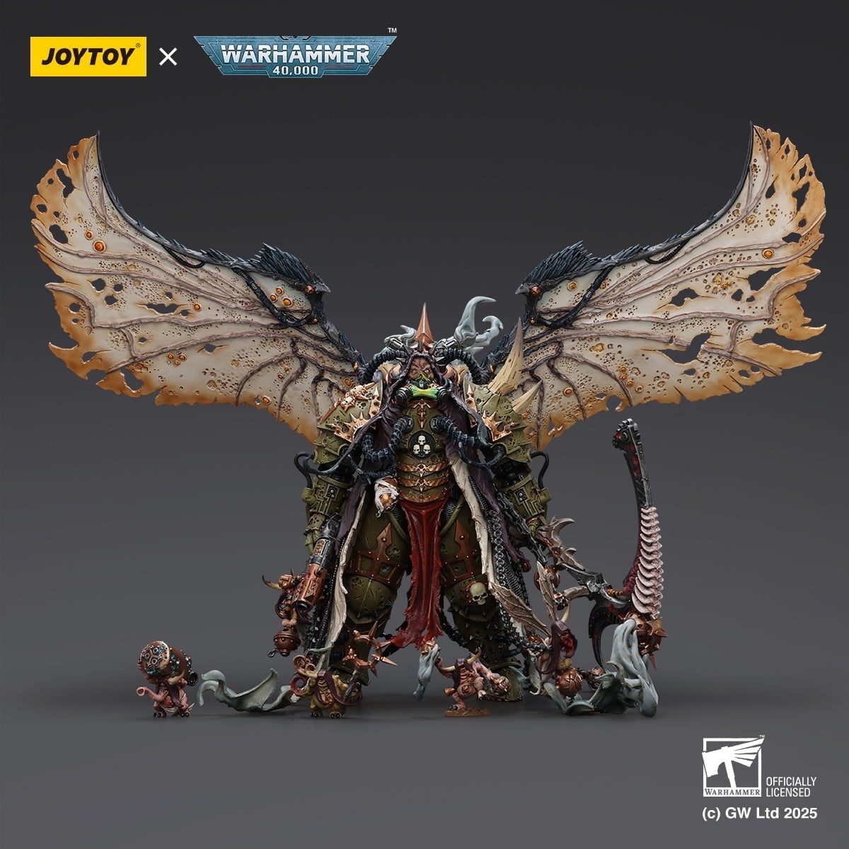 JOYTOY Warhammer 40K 1/18 Action Figures Mortarion， Daemon Primarch of ...