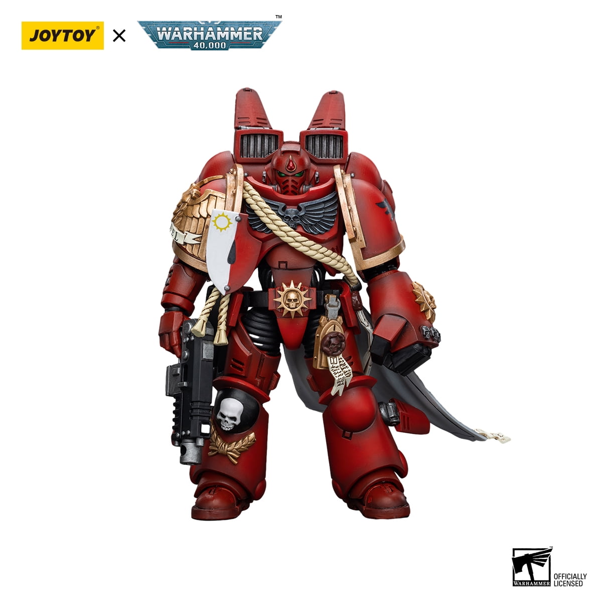 JOYTOY Warhammer 40K Blood Angels Captain With Jump Pack 1:18 ...