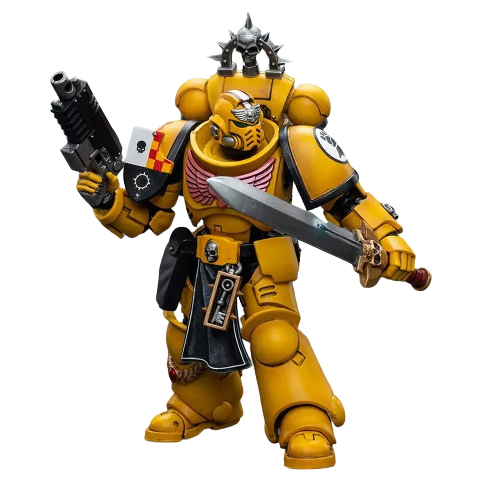 JOYTOY Warhammer 40K Horus Heresy Imperial Fists MkIII Tactical Squad with Bolter – 4.8-inch ...