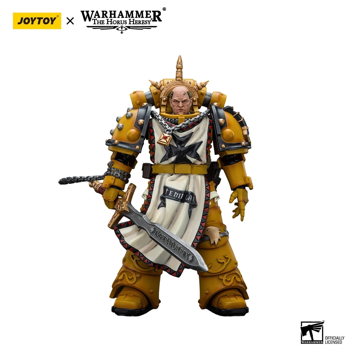 JOYTOY Warhammer 40K Imperial Fists Sigismund, First Captain of the ...