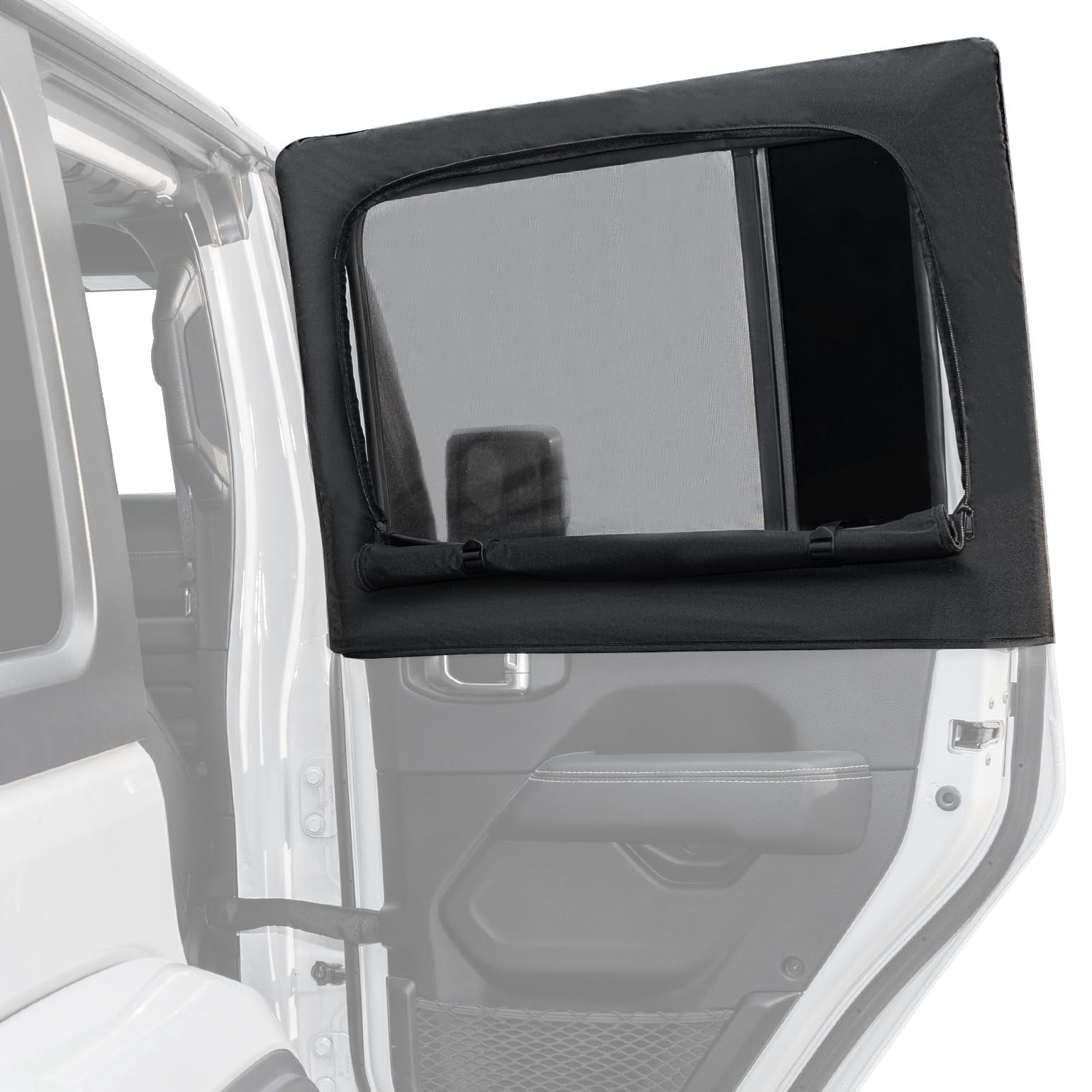 JOYTUTUS Rear Wrangler Side IFF17 Window Sun Shade Camping Window ...