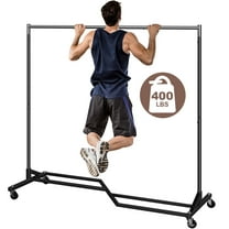 Econoco - BQ2W Clothing Rack – Satin Nickel 4 Way Rack with Adjustable ...