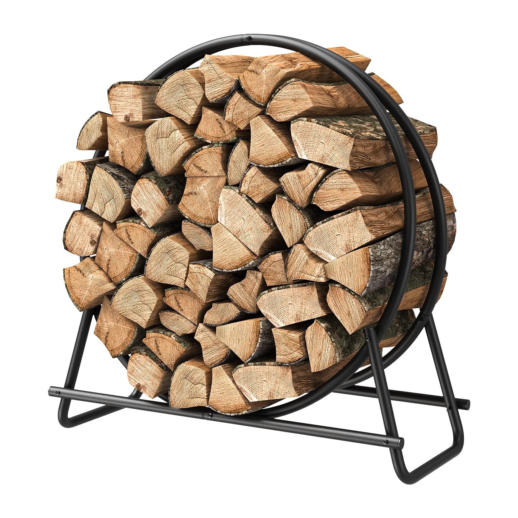 Mr IRONSTONE 41 inch Firewood Rack - Indoor Outdoor Log Holder for Neat ...