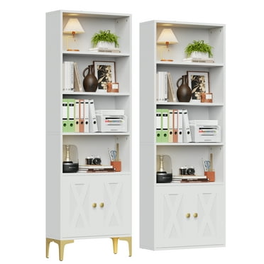 Mainstays Framed 5-Shelf Bookcase, True Black Oak - Walmart.com