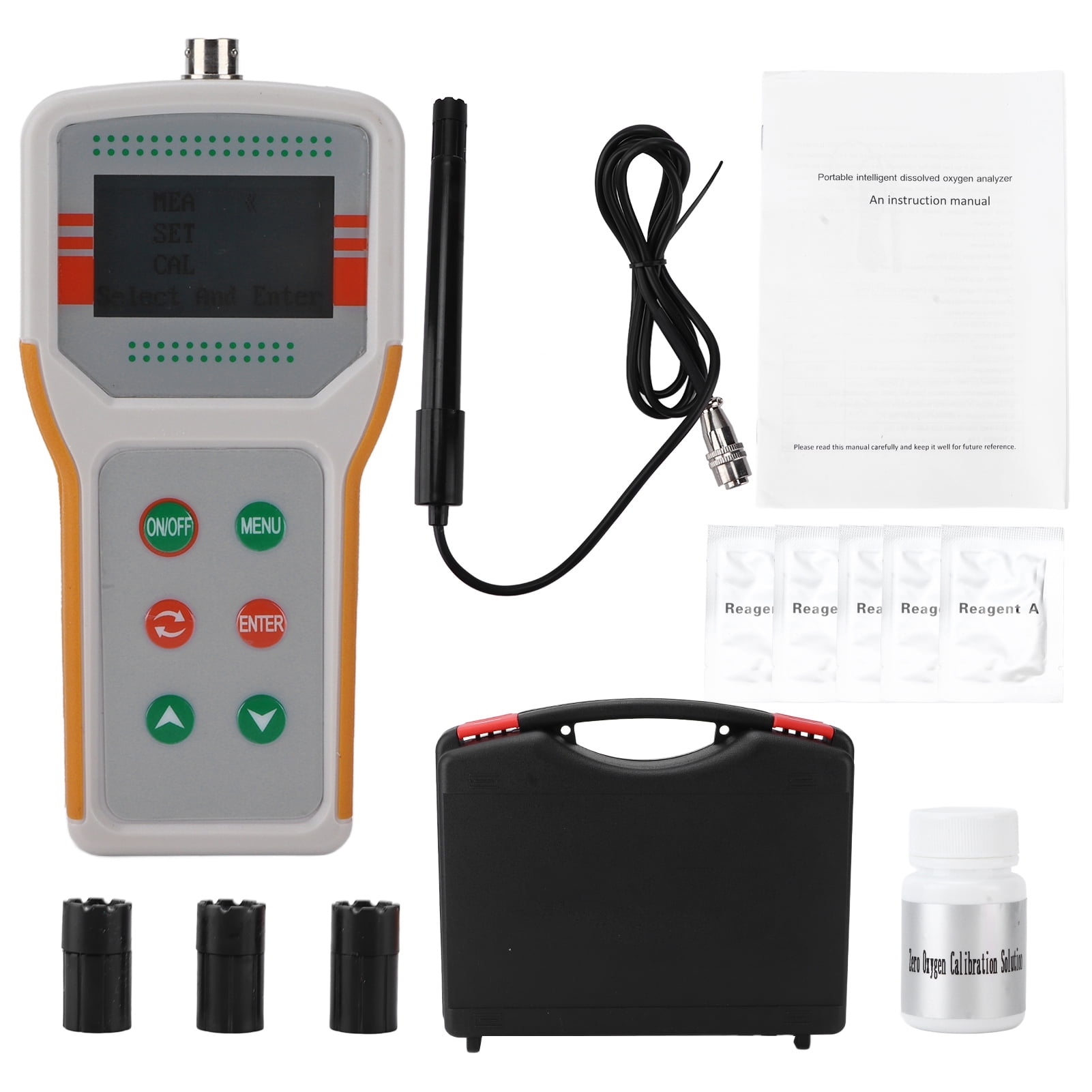 JPB‑607A Dissolved Oxygen Detector Portable Digital Dissolved Oxygen ...