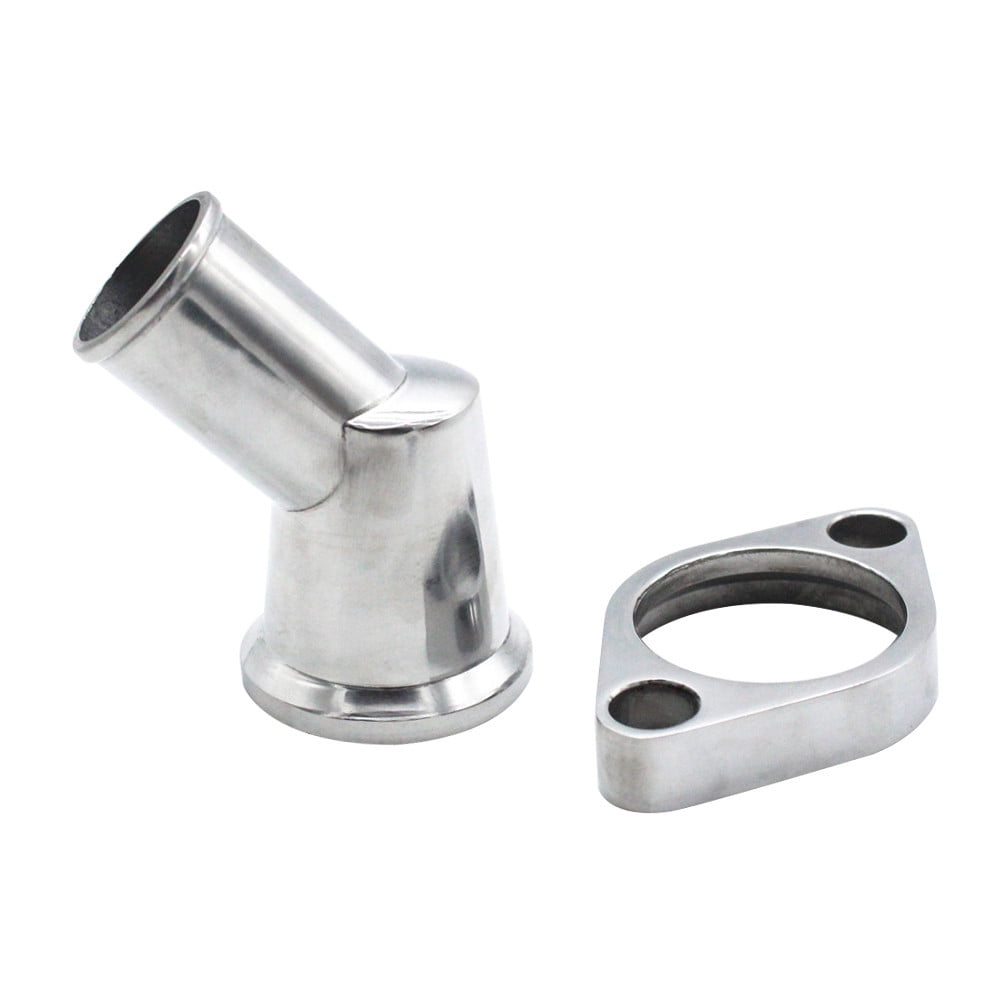 JPGIF For Small Block Chevy 45 Degree Swivel Water Neck 305 307 350 SBC ...