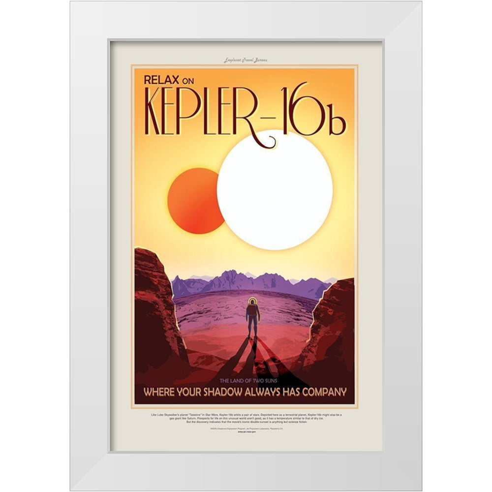 JPL 23x32 White Modern Wood Framed Museum Art Print Titled - Relax On ...