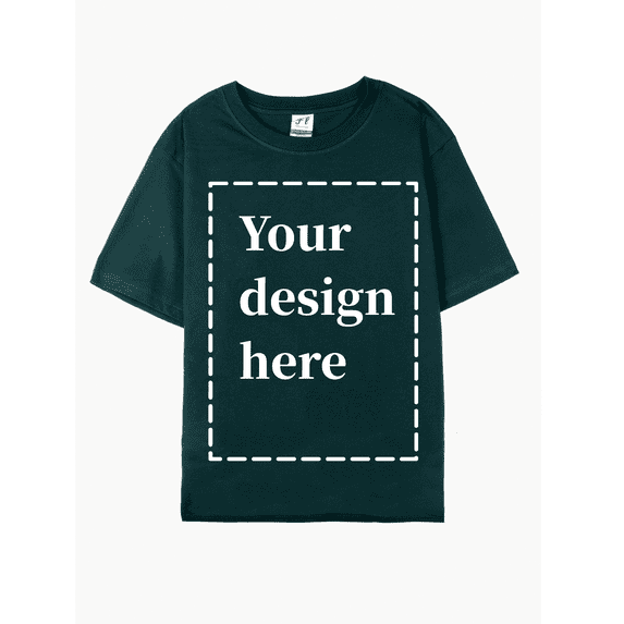 JPLILY Custom T Shirts with Your Image & Text, 100% Soft Cotton for ...