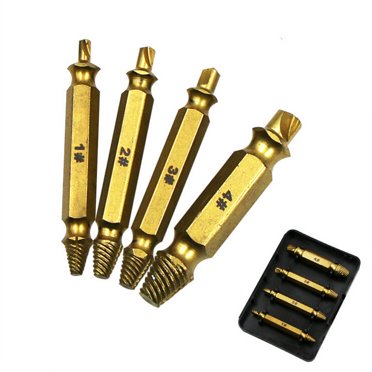 One-Way Screw Remover/Installer Set with Sleeve (3-Piece) - Walmart.com