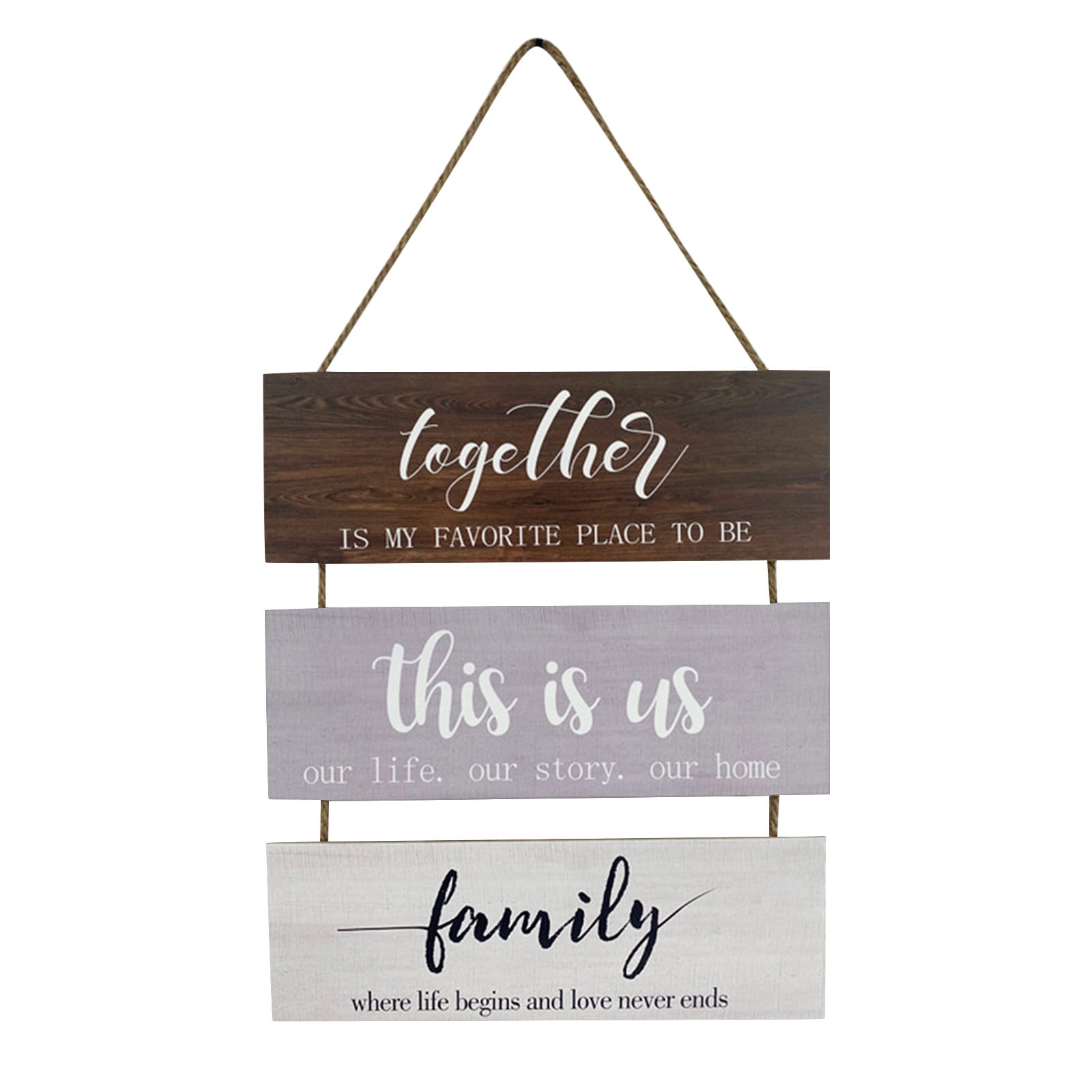 JPLZi Decorative Wooden Signs Rustic Farmhouse Wooden Wall Signs Wooden ...