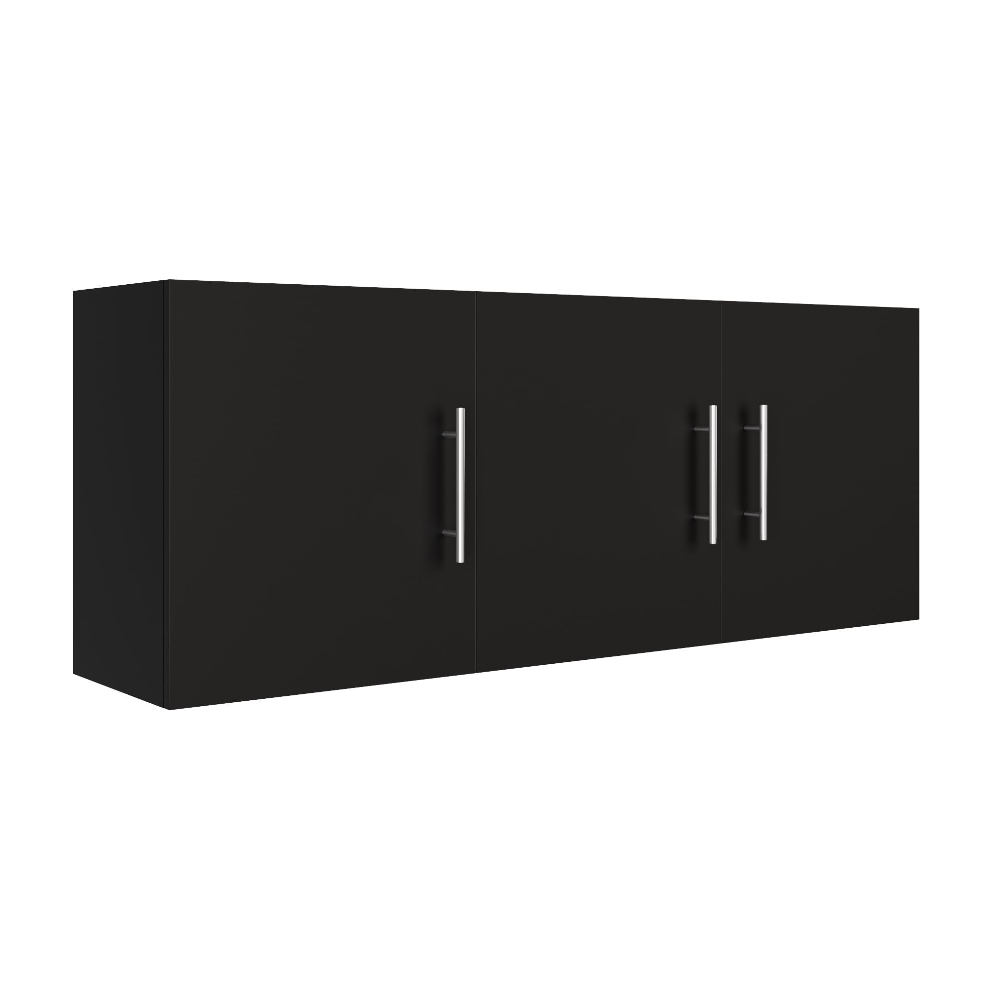 JPND 54" Wall Cabinet in Black, Kitchen Garage Laundry Wall Mounted ...
