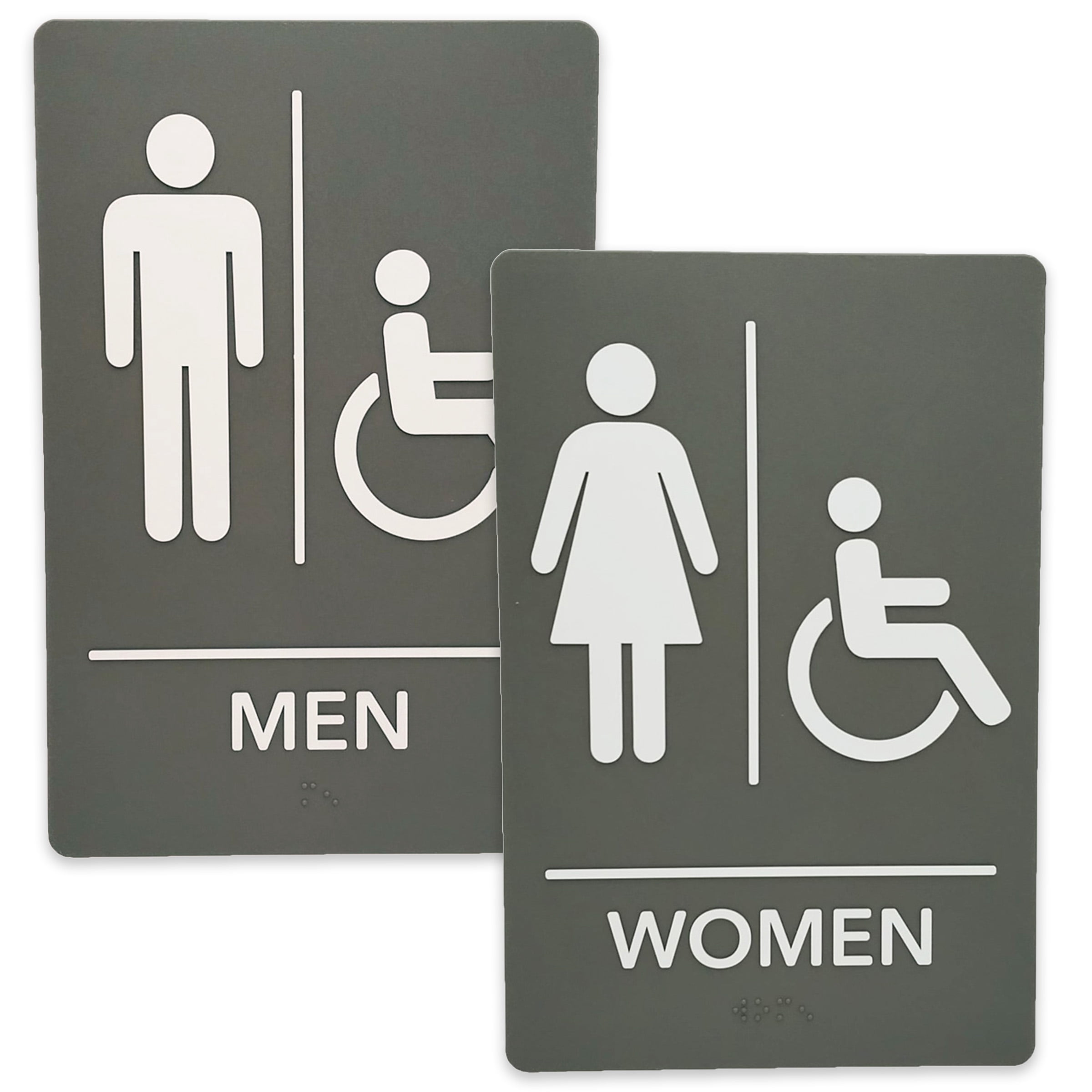 JPPlus ADA-Compliant Braille Signs Featuring Grade 2 Braille & Raised ...