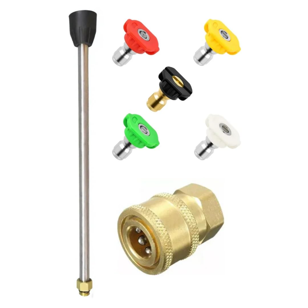JPT Combo 1025CM Pressure Washer Extension Rod One Quick Connector and ...