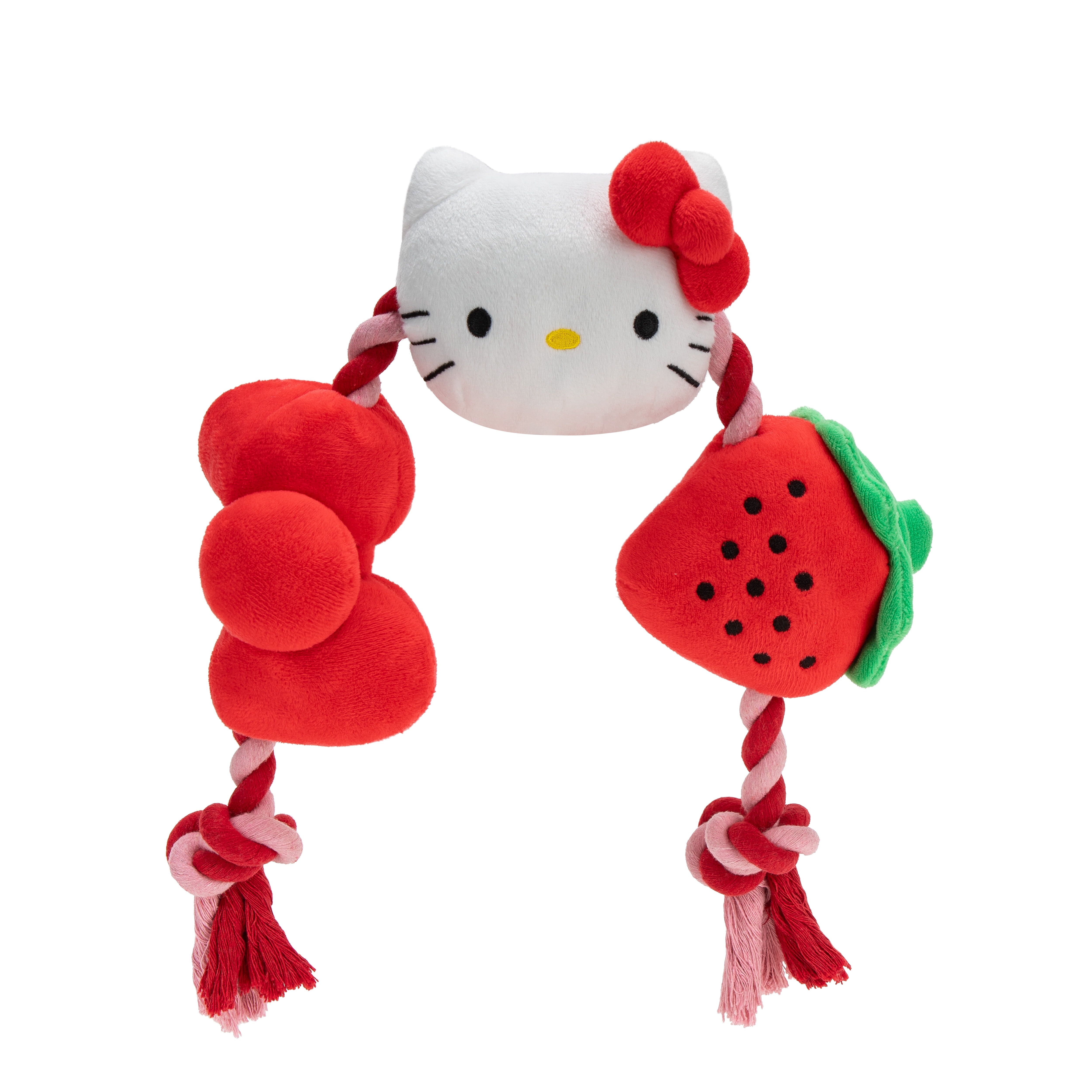 Hello Kitty and Friends Strawberry Bow Plush Rope - 22 i nch Durable ...